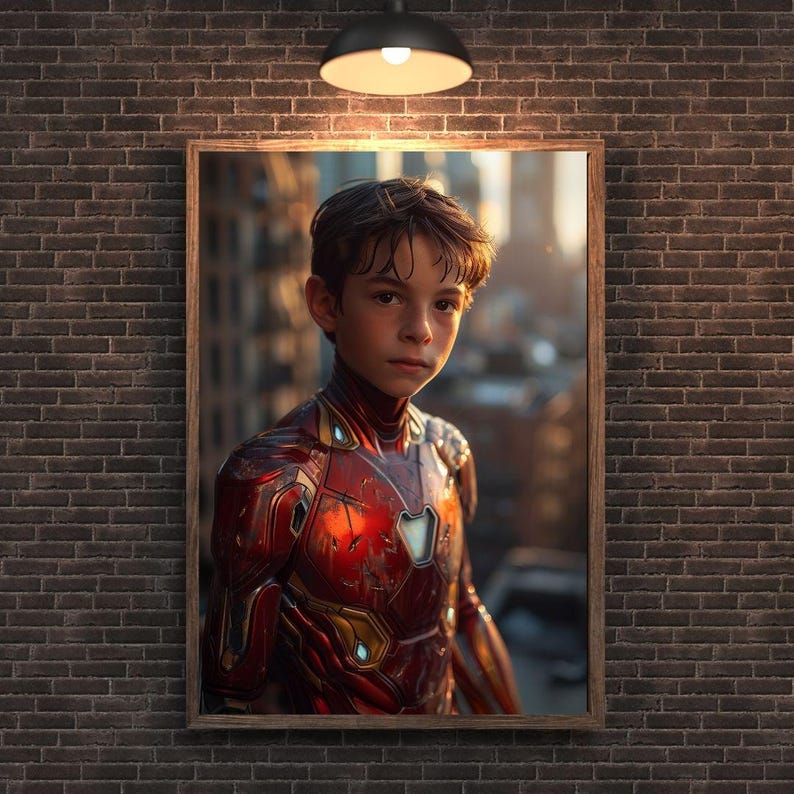 Custom Superhero & Prince Portrait Personalized Gift From Photo Royal ...