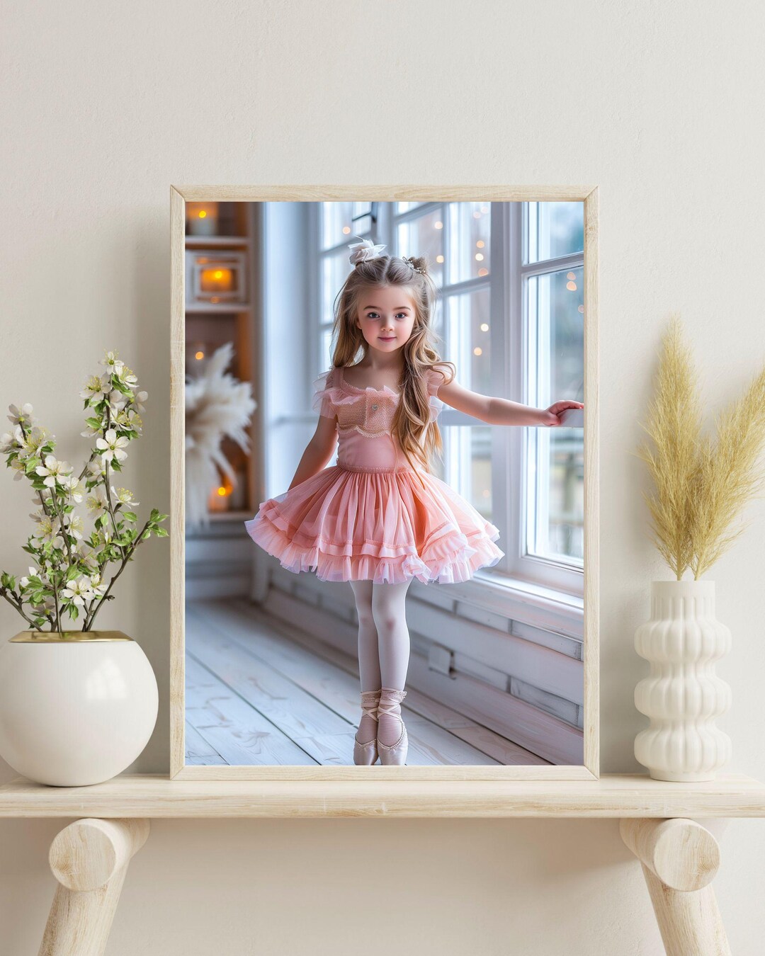 Custom Girl Ballet Portrait Personalized Gift From Photo Ballet ...