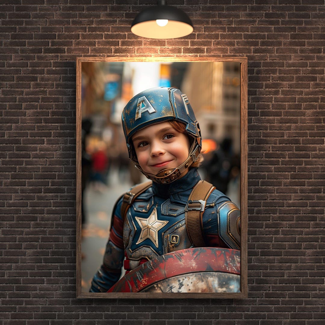 Custom Superhero & Prince Portrait - Personalized Gift From Photo ...