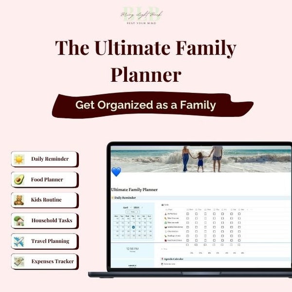 Notion Family Planner - Etsy