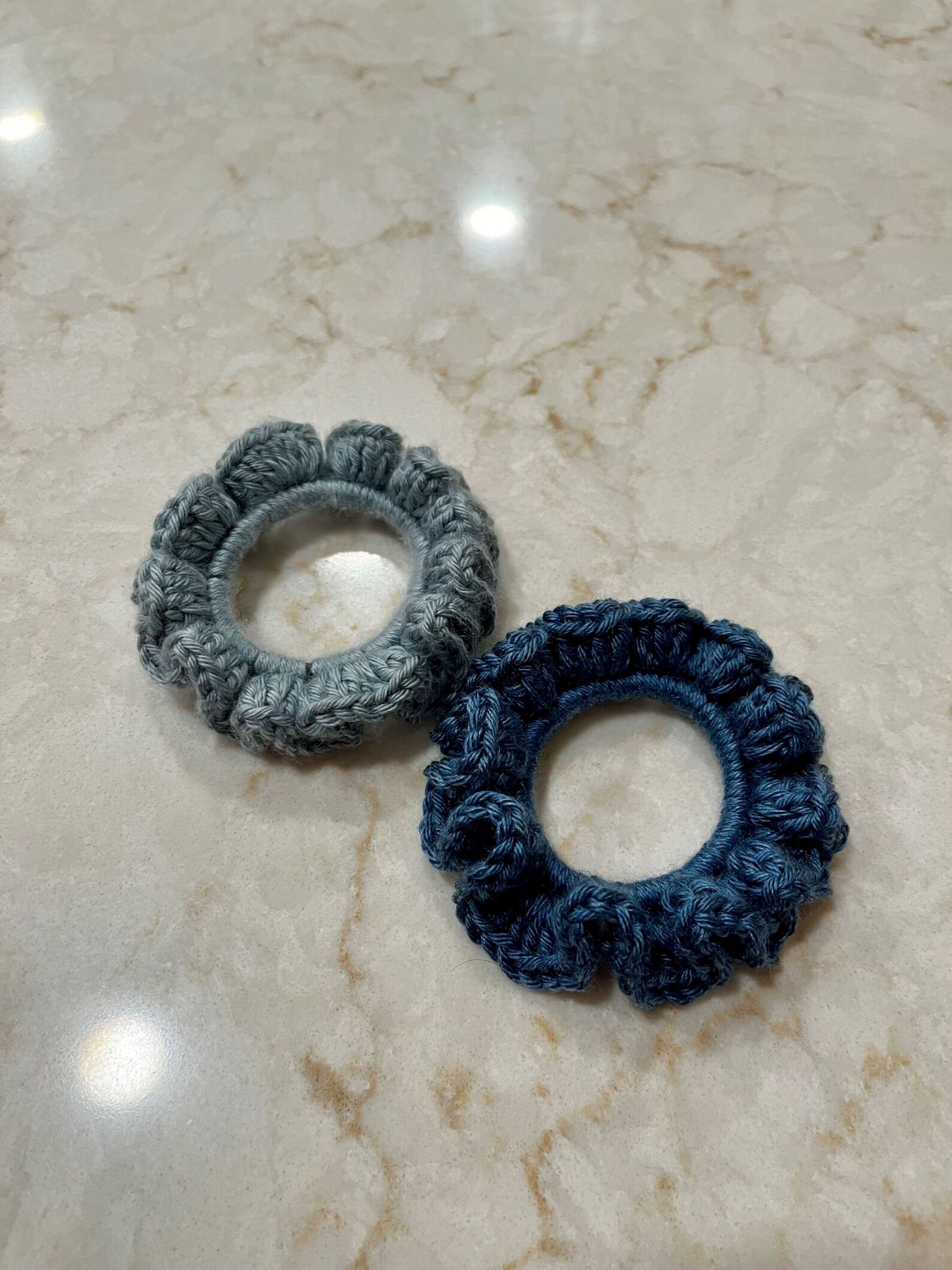 Crochet Ruffle Scrunchie - Etsy