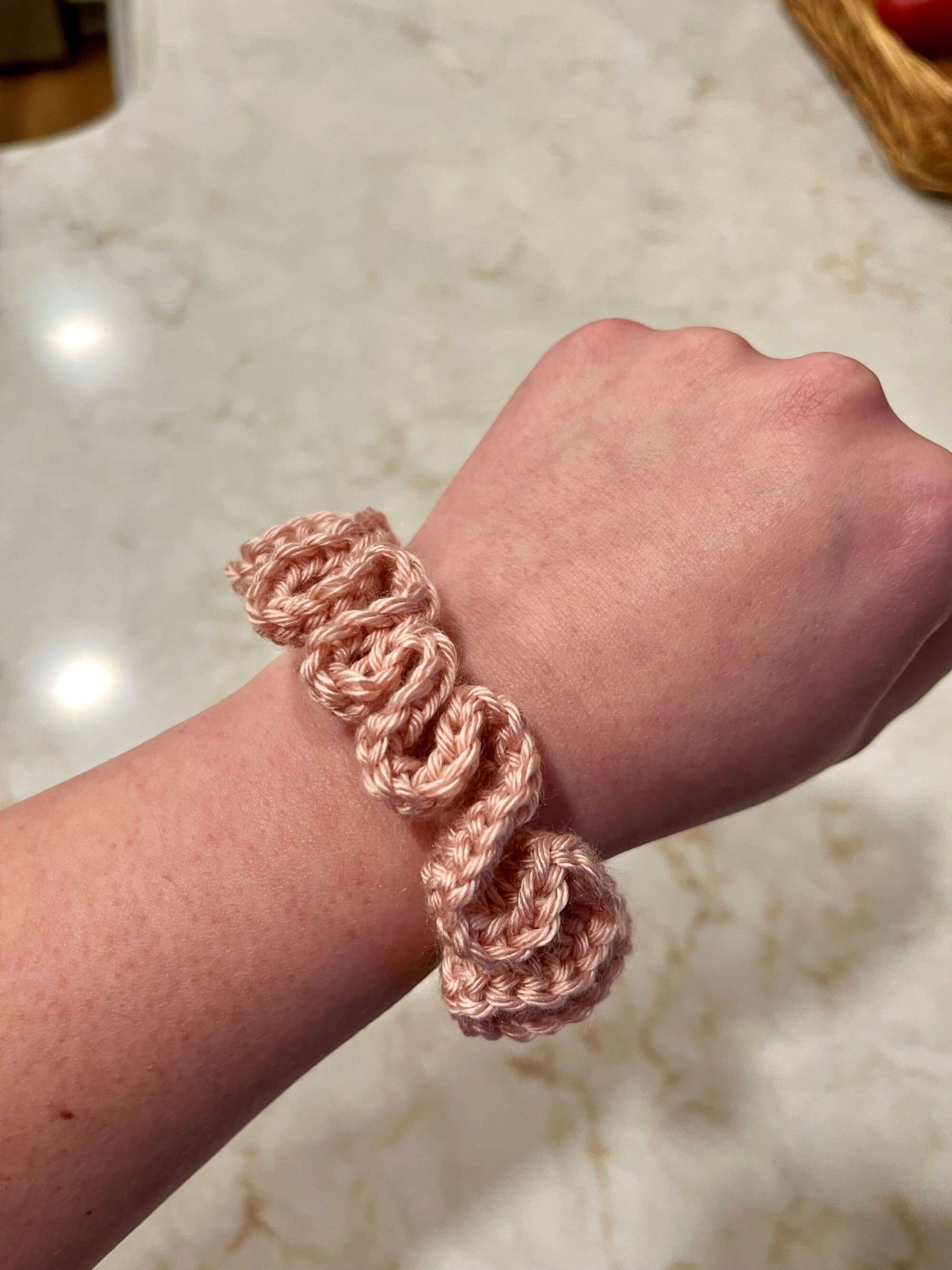 Crochet Ruffle Scrunchie - Etsy