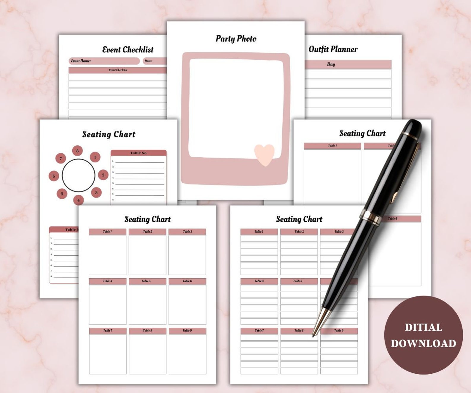 Printable Party Planner, Event Planner, Birthday Planner, Party ...