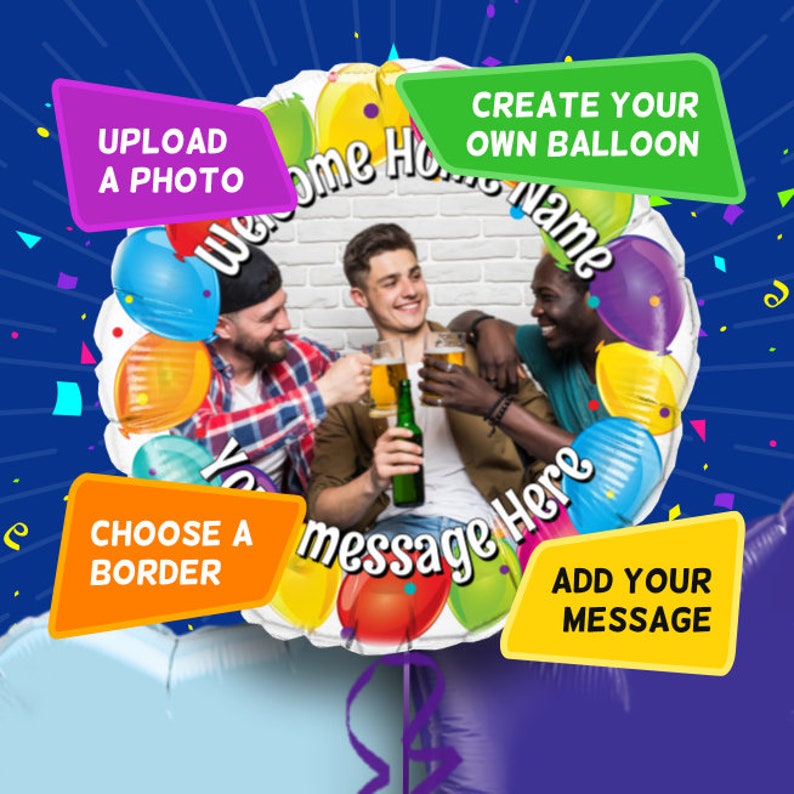 Personalised Photo Balloon. Orders Ship Within 24 Hours - Etsy