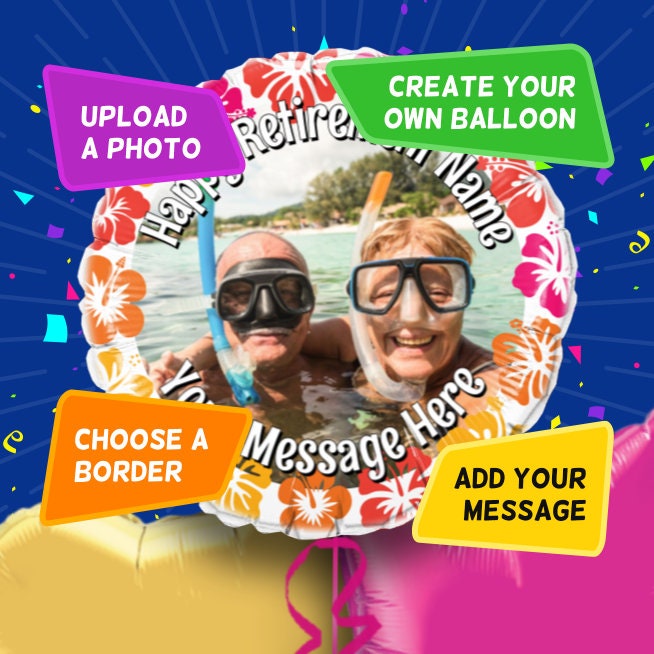 Personalised Photo Balloon. Orders Ship Within 24 Hours - Etsy