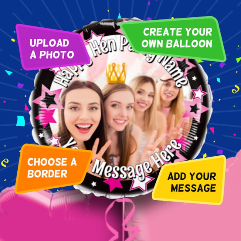 Personalised Photo Balloon. Orders Ship Within 24 Hours - Etsy