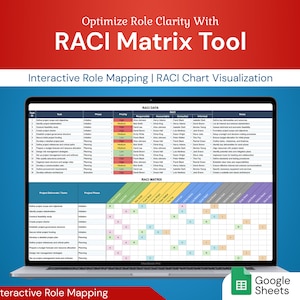 RACI Matrix Template | Tasks Management & Accountability | Google ...