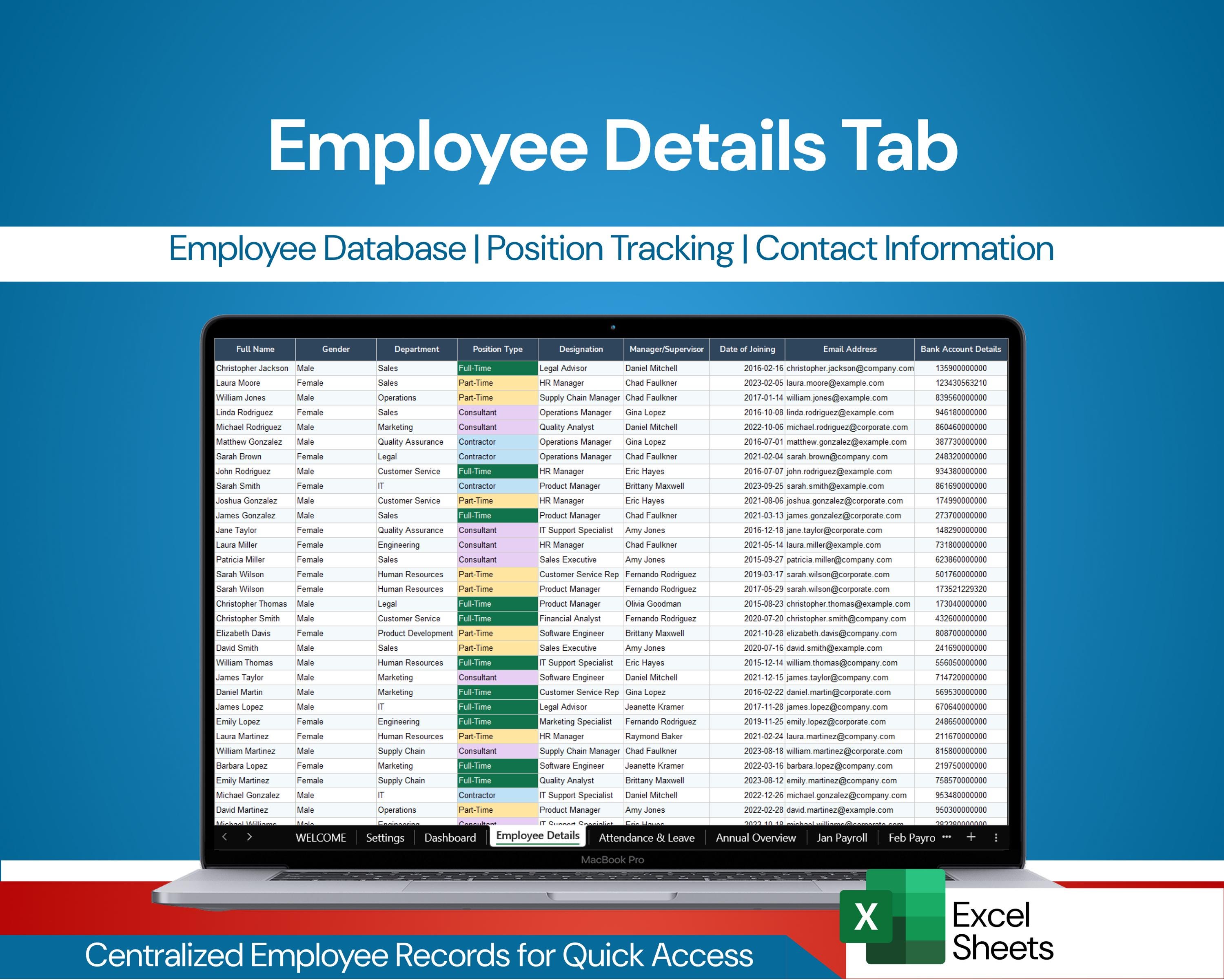Employee Payroll Tracker | Salaries Calculator & Payments Management ...