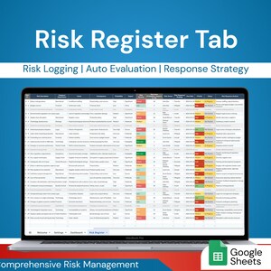 Risk Management Tool: Risk Identification & Analysis (google Sheets) - Etsy