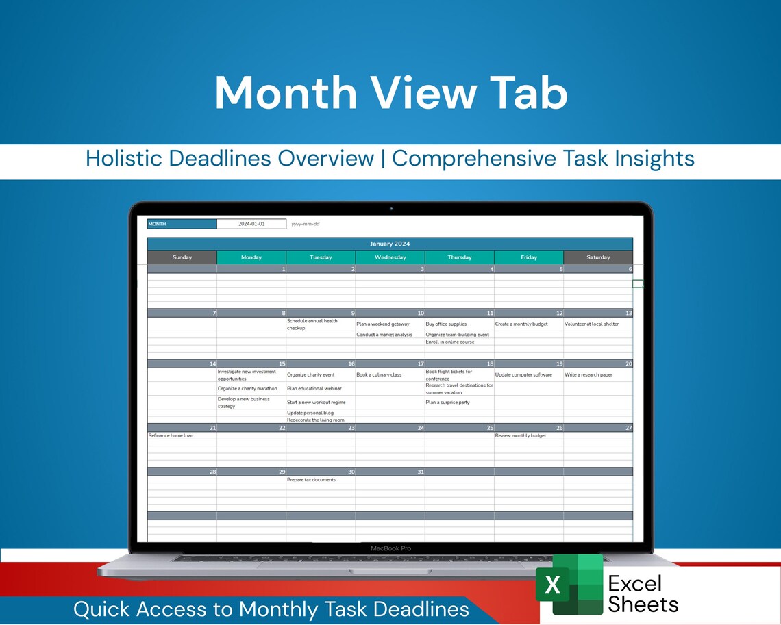 Task Tracker Pro: Task Organizer - Priority Checklist Tracking | Excel ...