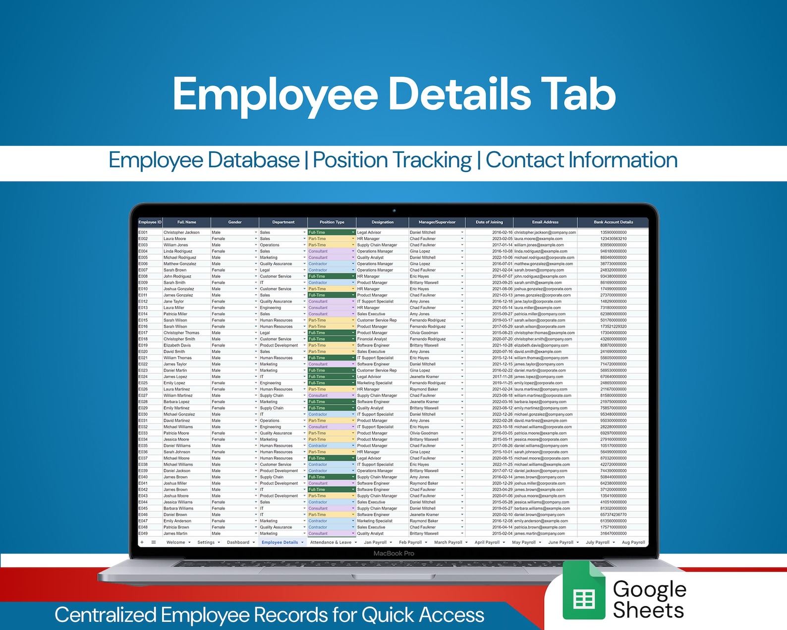 Employee Payroll Tracker | Salaries Calculator & Payments Management ...