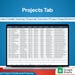 Project Management Tool | Project Gantt Chart | Lean Six Sigma | Google Sheets - Etsy