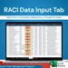 RACI Matrix Template Project Management & Task Delegation Excel Tool ...