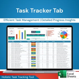 Task Tracker Pro: Task Organizer - Priority Checklist Tracking | Excel Version - Etsy UK