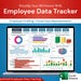 Employee Data Management System HR Tracker Google Sheets Template - Etsy