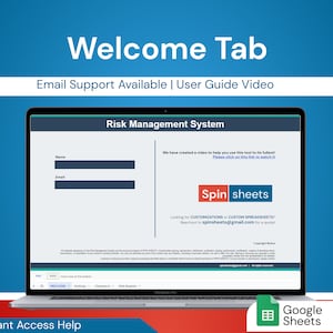 Risk Management Tool: Risk Identification & Analysis (google Sheets) - Etsy