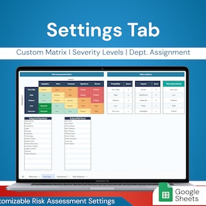 Risk Management Tool: Risk Identification & Analysis (google Sheets) - Etsy