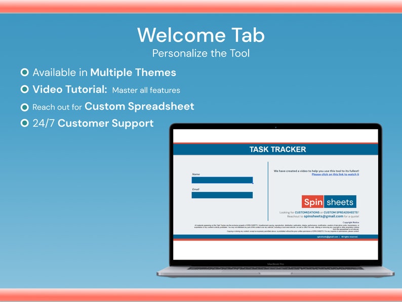 Task Tracker | Streamline Individual Action Item List | Google Sheets ...