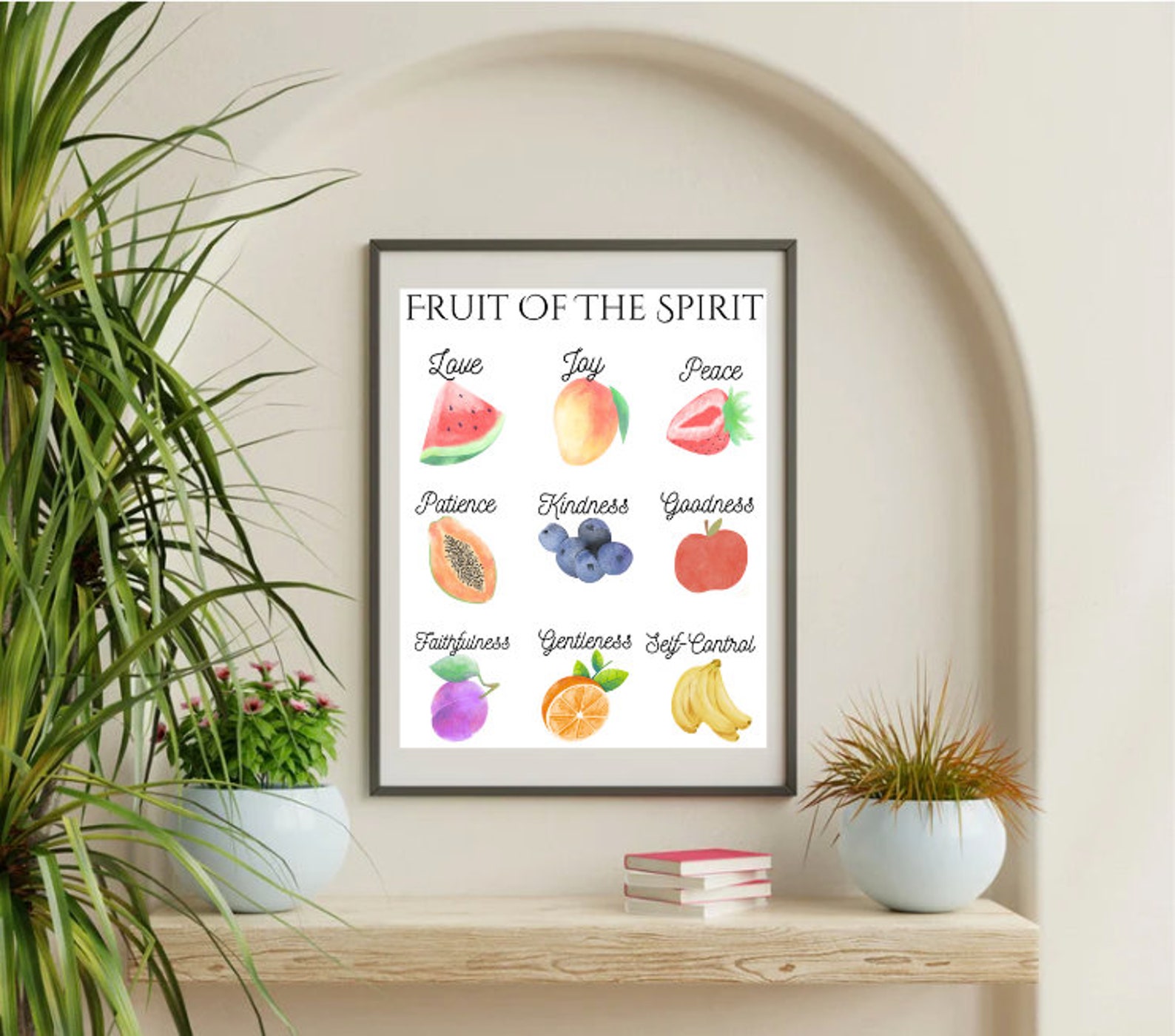 Fruit of the Spirit Poster, Printable, Christian Poster, Home Wall ...