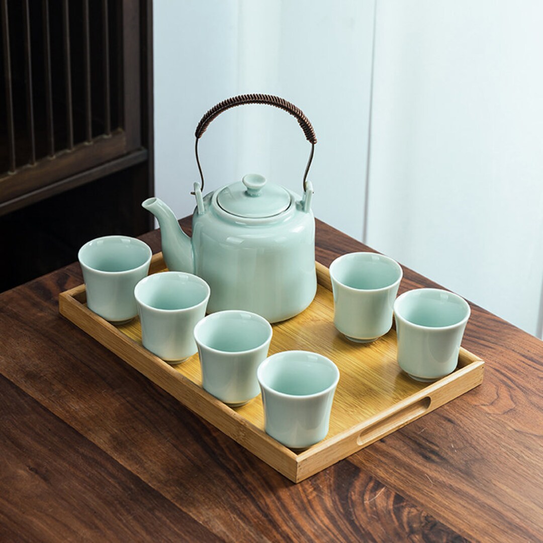 Celadon Tea Set Kung Fu Tea Set Lift Tea Set Tea Party Tea Set ...