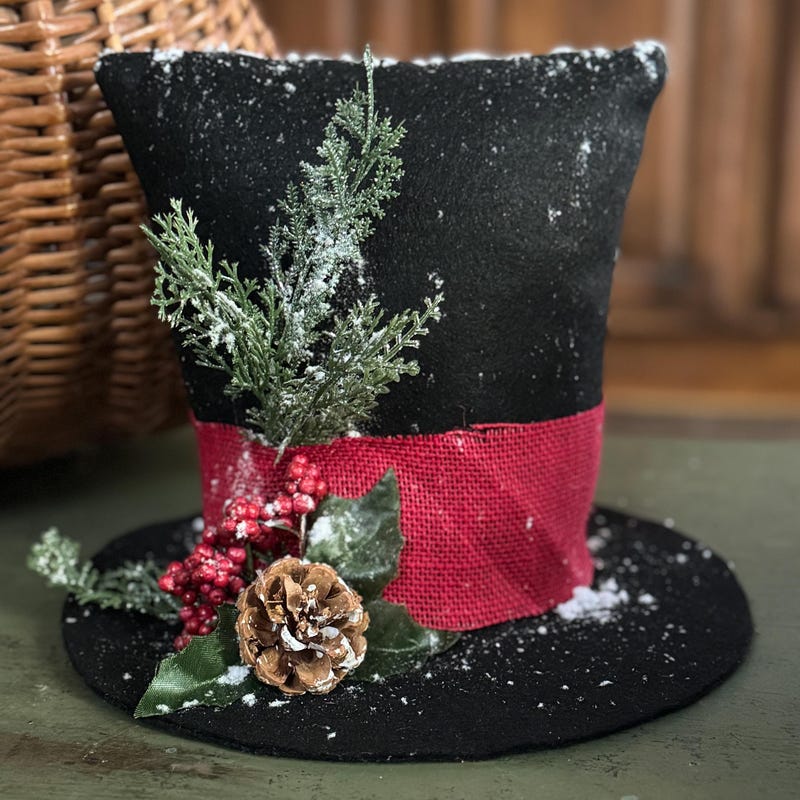 Top Hat Tree Topper - Etsy