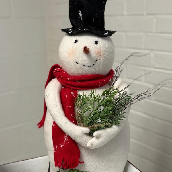 Fleece Snowman - Etsy