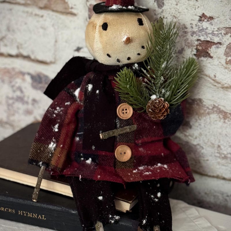 Primitive Snowmen - Etsy