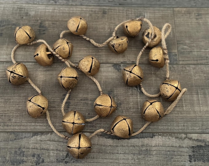 Jingle Bell Garland- Jingle Bells- Bell Garland- Christmas Garland ...