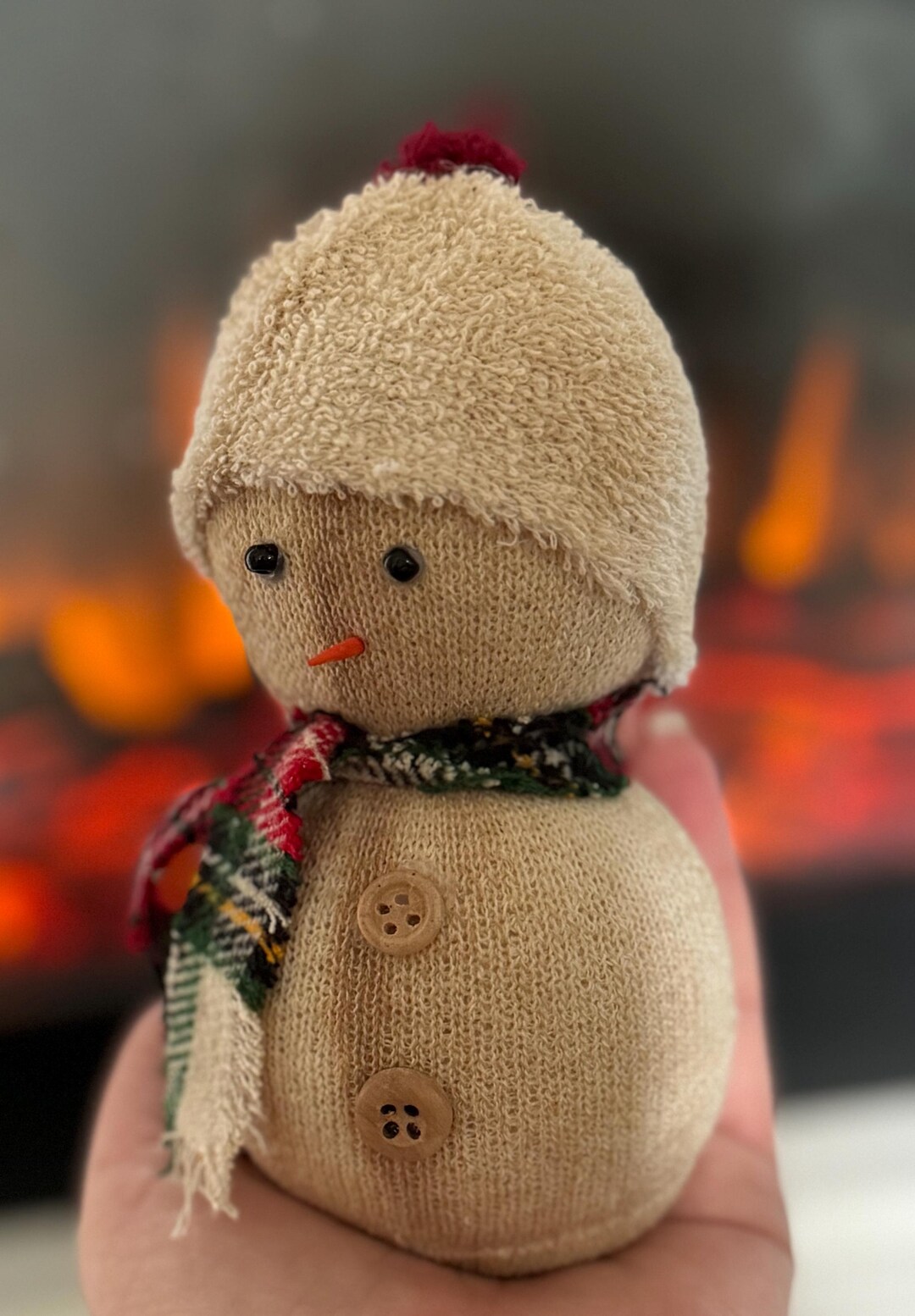 Farmhouse Snowman- Primitive Snowman-handmade Snowman-christmas Snowman ...