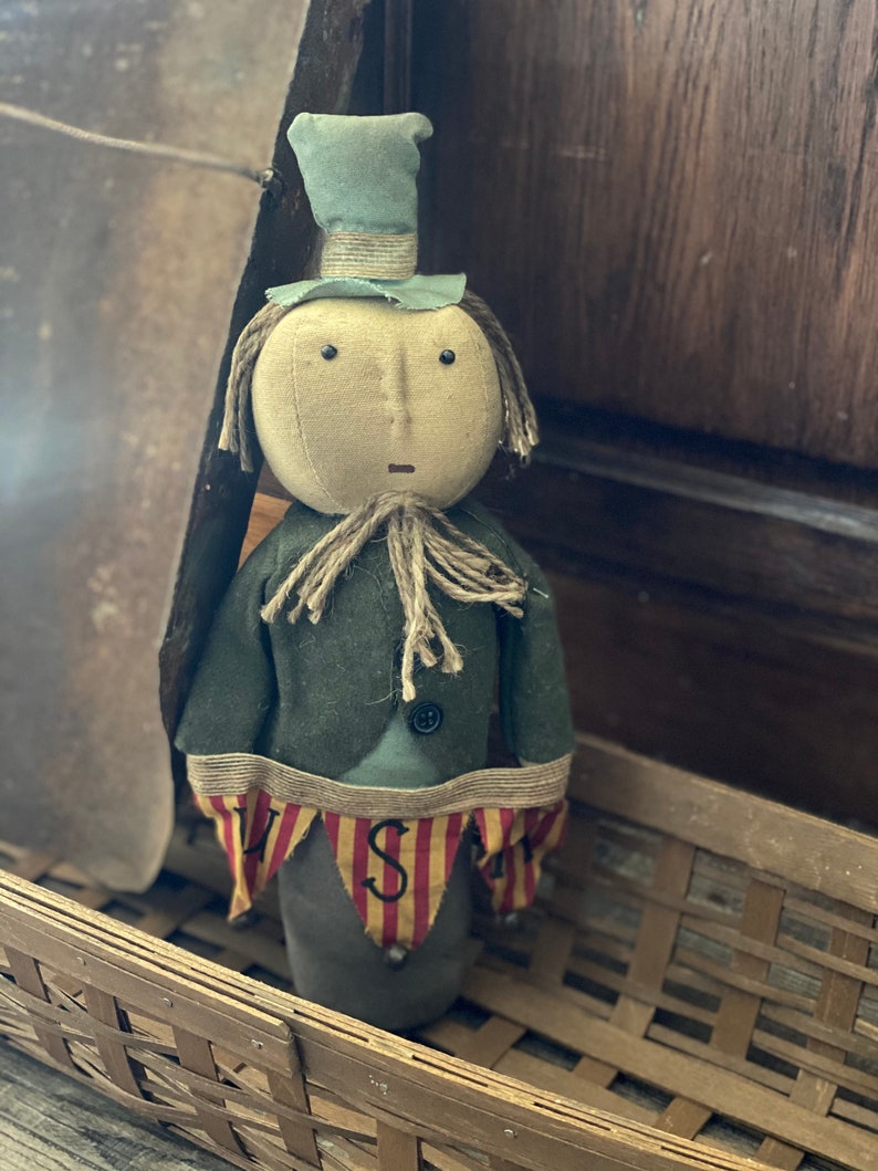 Uncle Sam Primitive Doll 4th of July Decor Primitive Uncle Sam ...