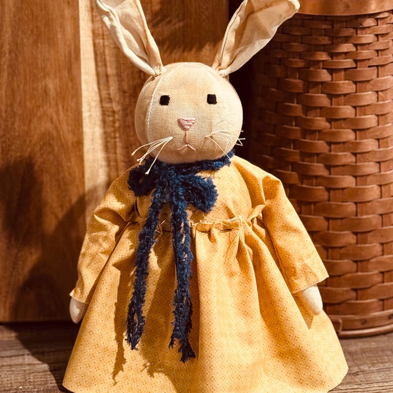 Primitive Rabbit - Etsy