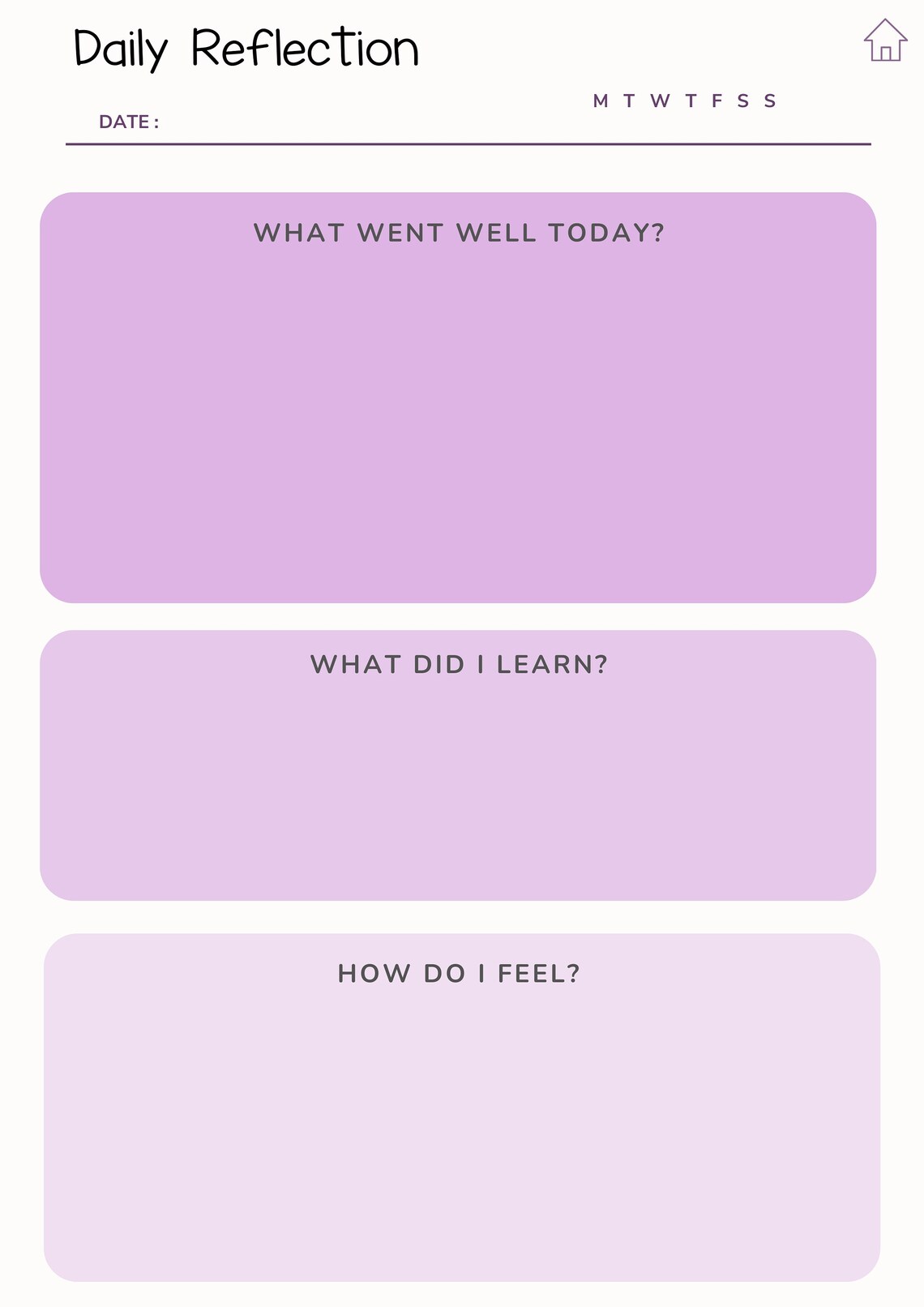 Digital Planner Monthly Weekly Editable Goals Reflections Notes Habit ...