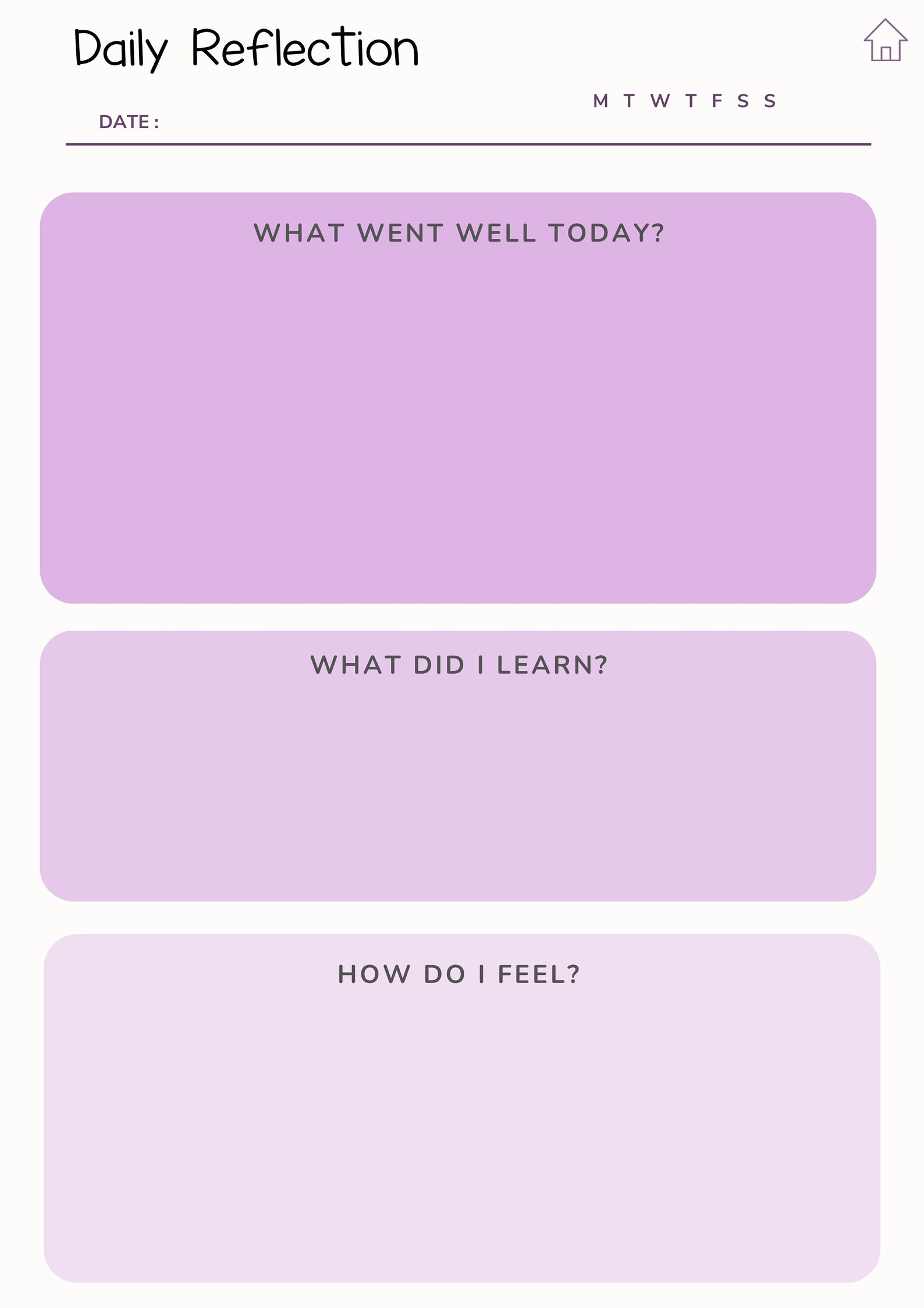 Digital Planner Monthly Weekly Editable Goals Reflections Notes Habit ...
