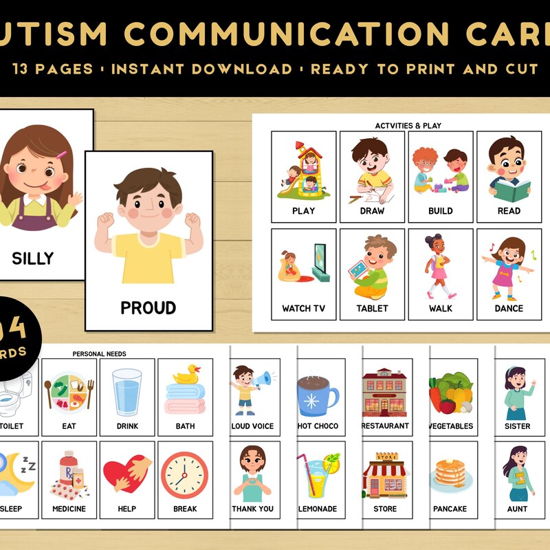 Vocabulary Cards - Etsy