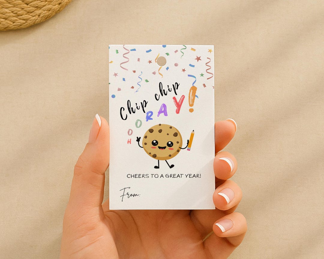 Chip-chip Hooray Welcome Back School Tag, Teacher Appreciation ...