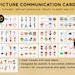 104 Printable Picture Communication Cards, Nonverbal Visual Aid ...