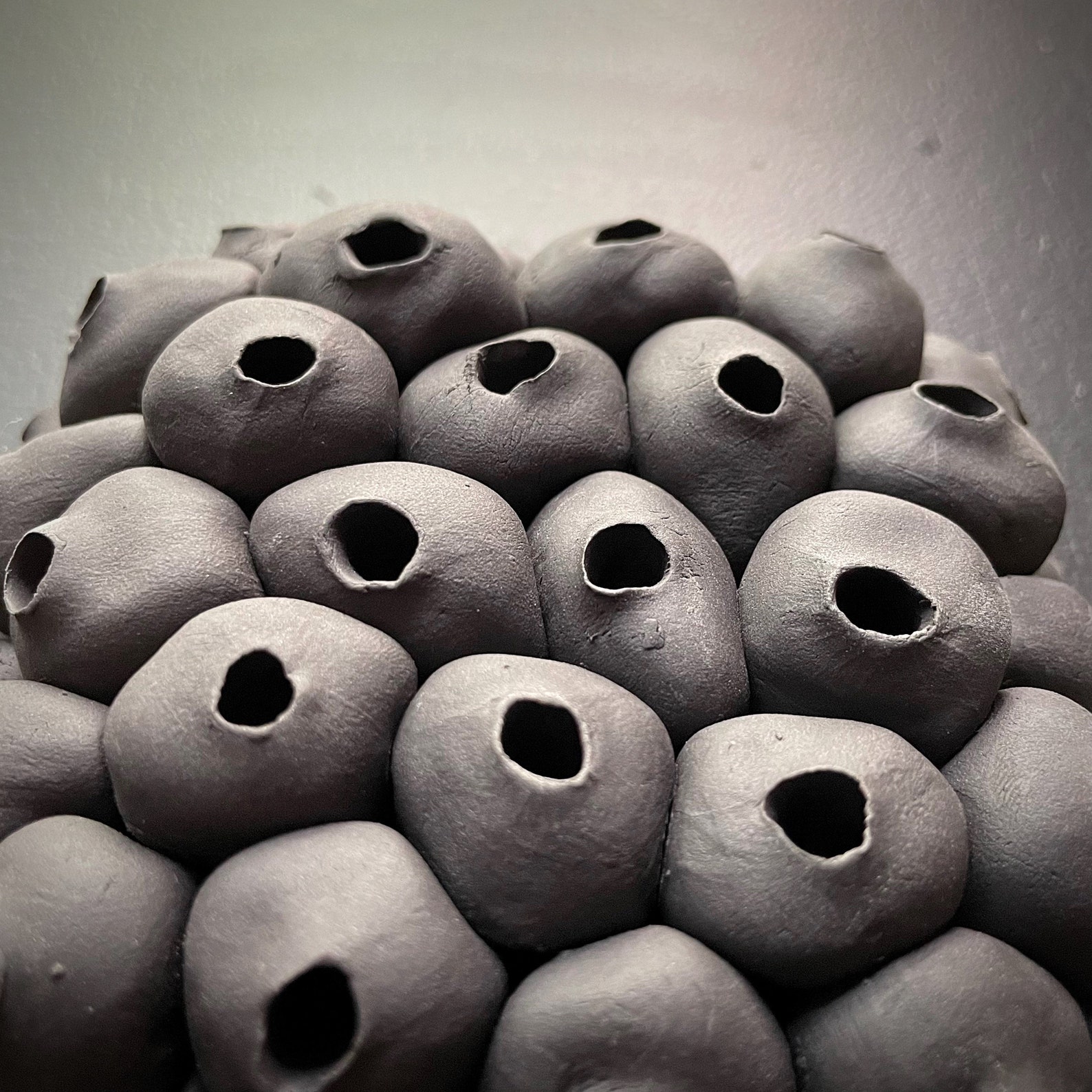 Barnacle Black Porcelain Micro Tile Textured 3D Wall Tile - Etsy