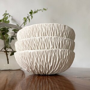 Medium Geode Bowl Snowflake White Ceramic Bowl, Hostess Gift, Gift for ...