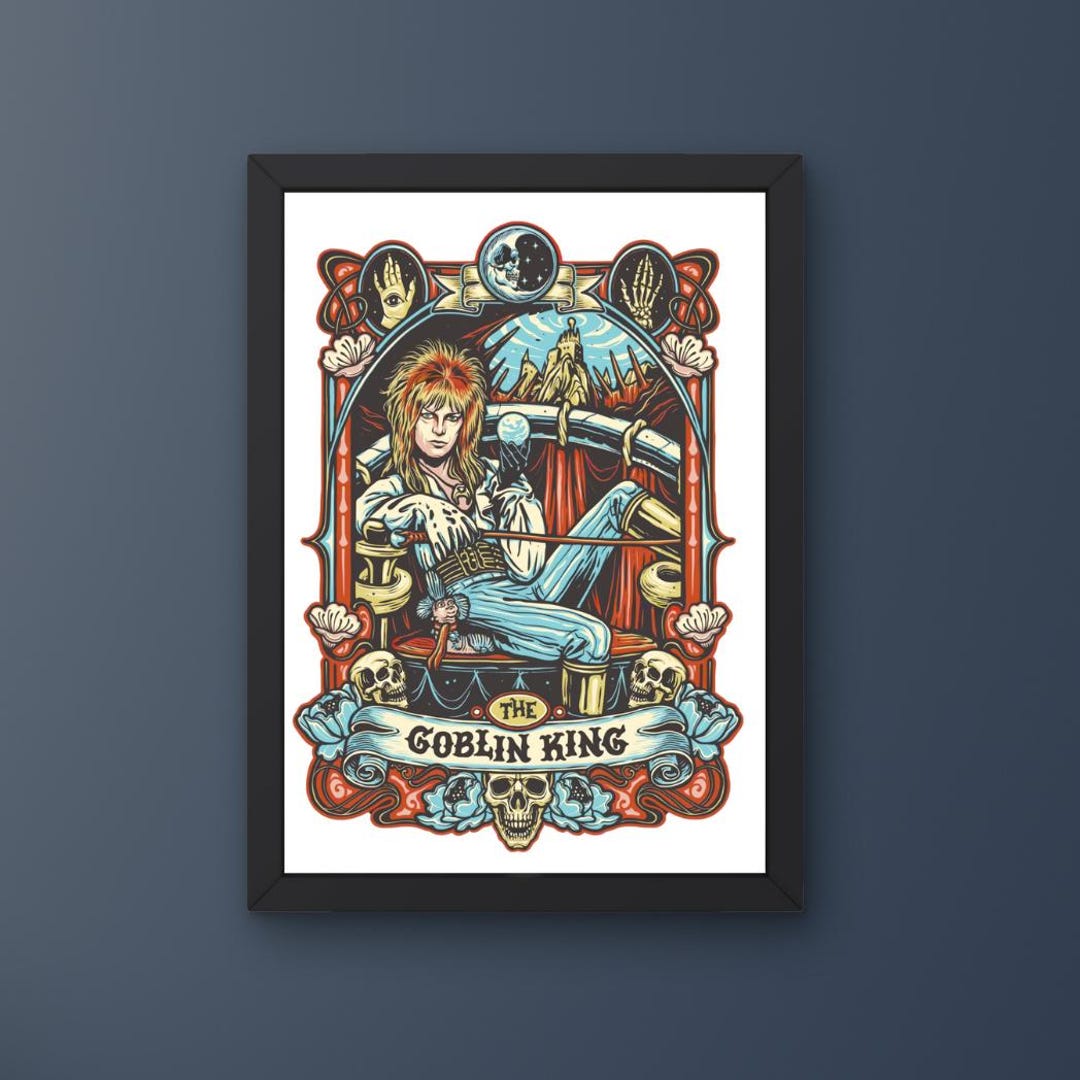 The Goblin King Art Print 300gsm A4 Labyrinth - Etsy