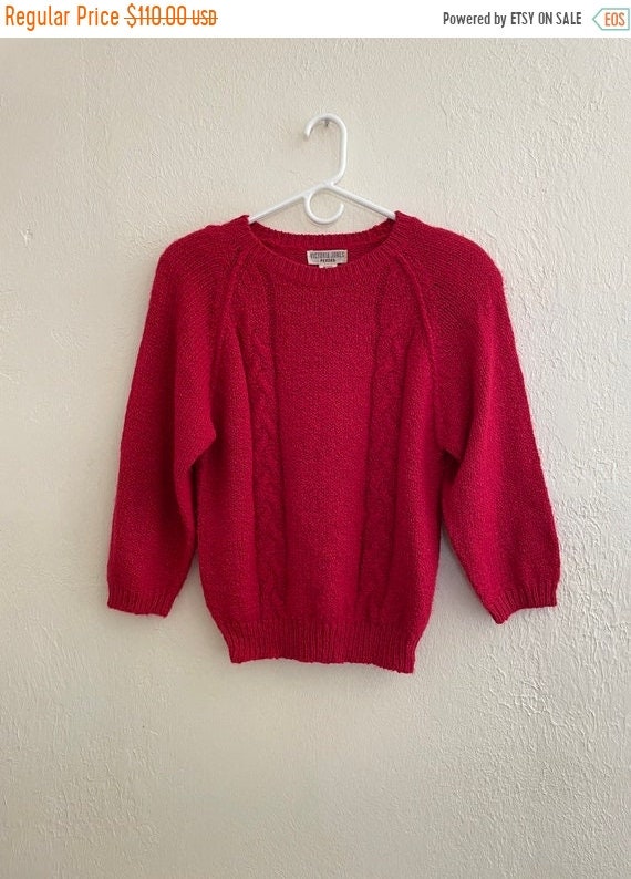 Vintage 80s acrylic red - Gem