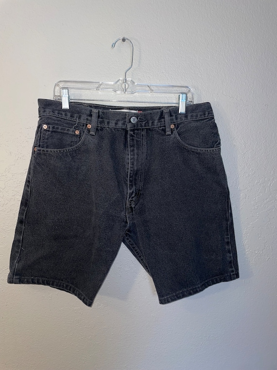 SALE Clearance SALE 517 Black Levis Jean Shorts Waist W 35 Etsy Sweden