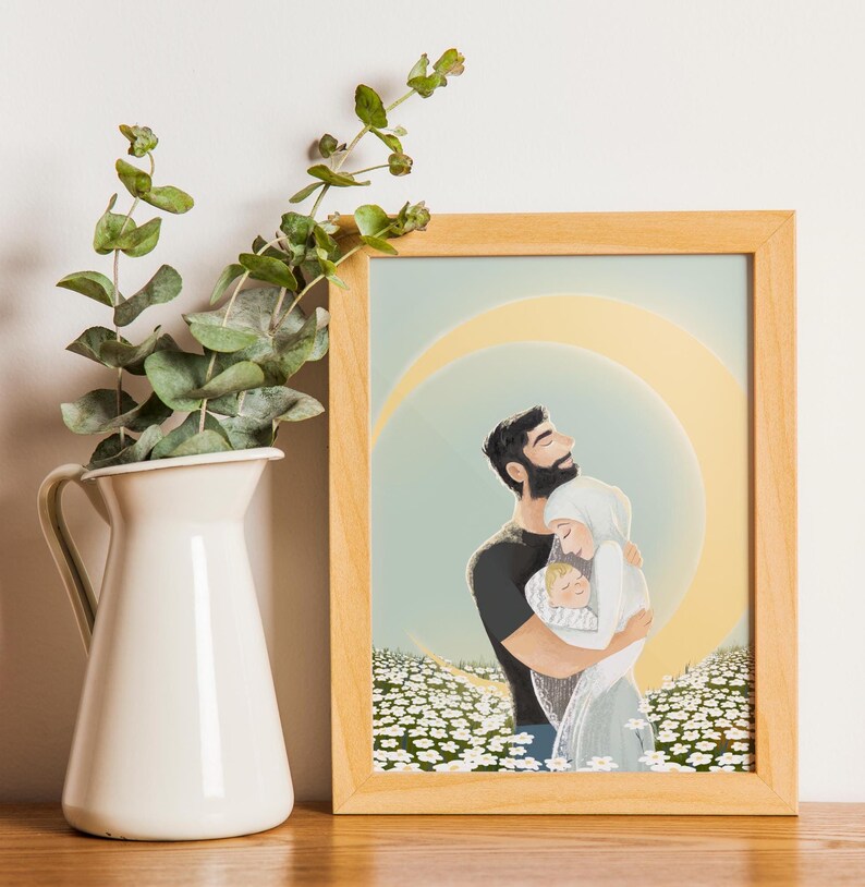 Digital Portrait, Custom Illustration, Personalized Digital Art, Couple ...