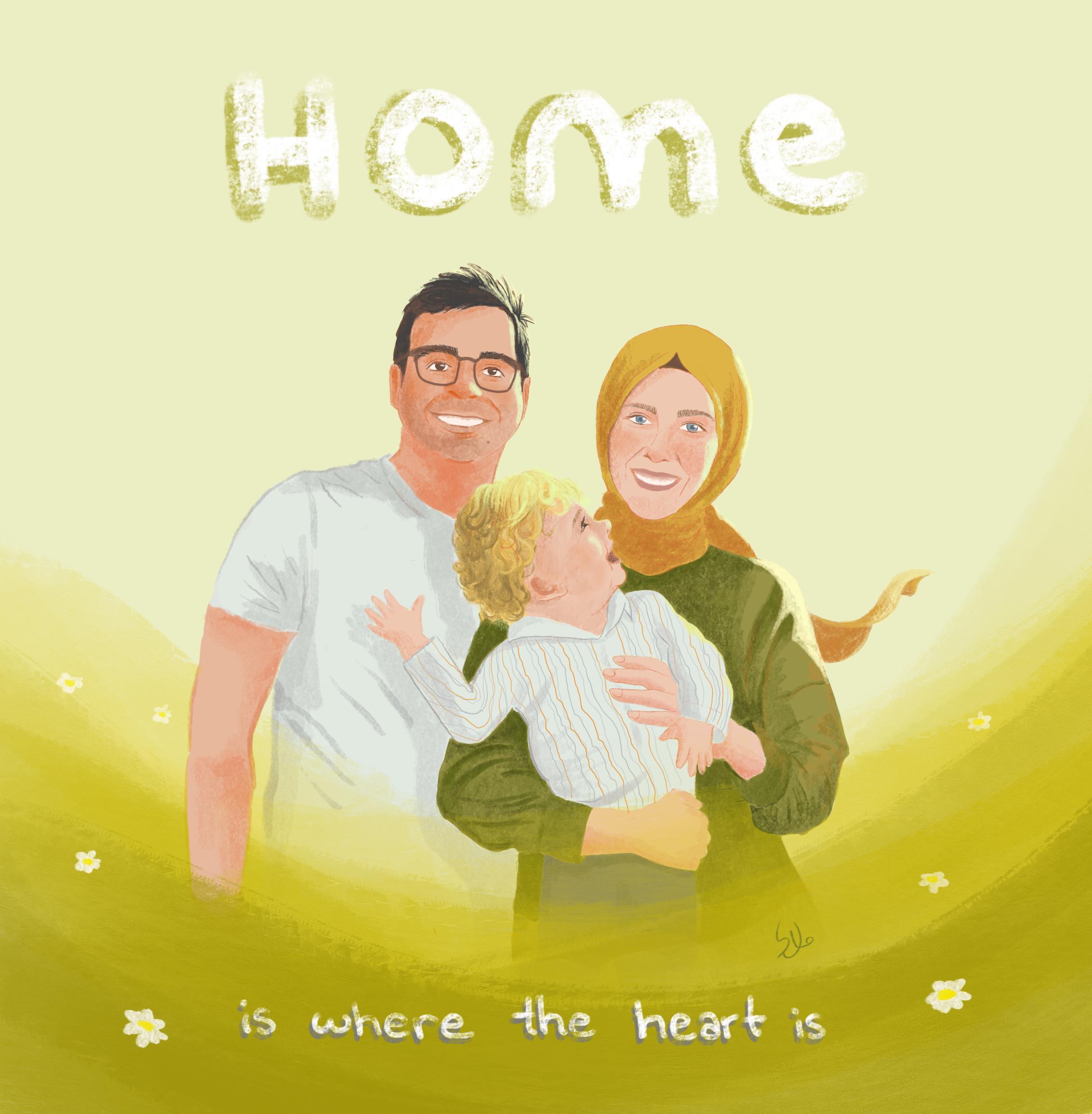 Digital Portrait, Custom Illustration, Personalized Digital Art, Couple ...