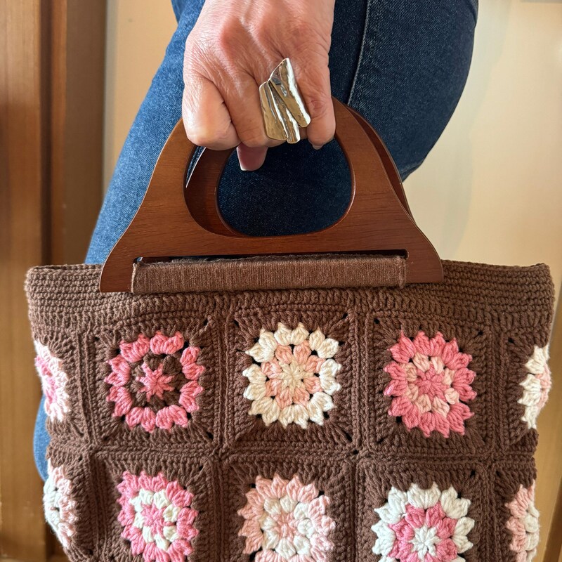 Square Handle Purse - Etsy