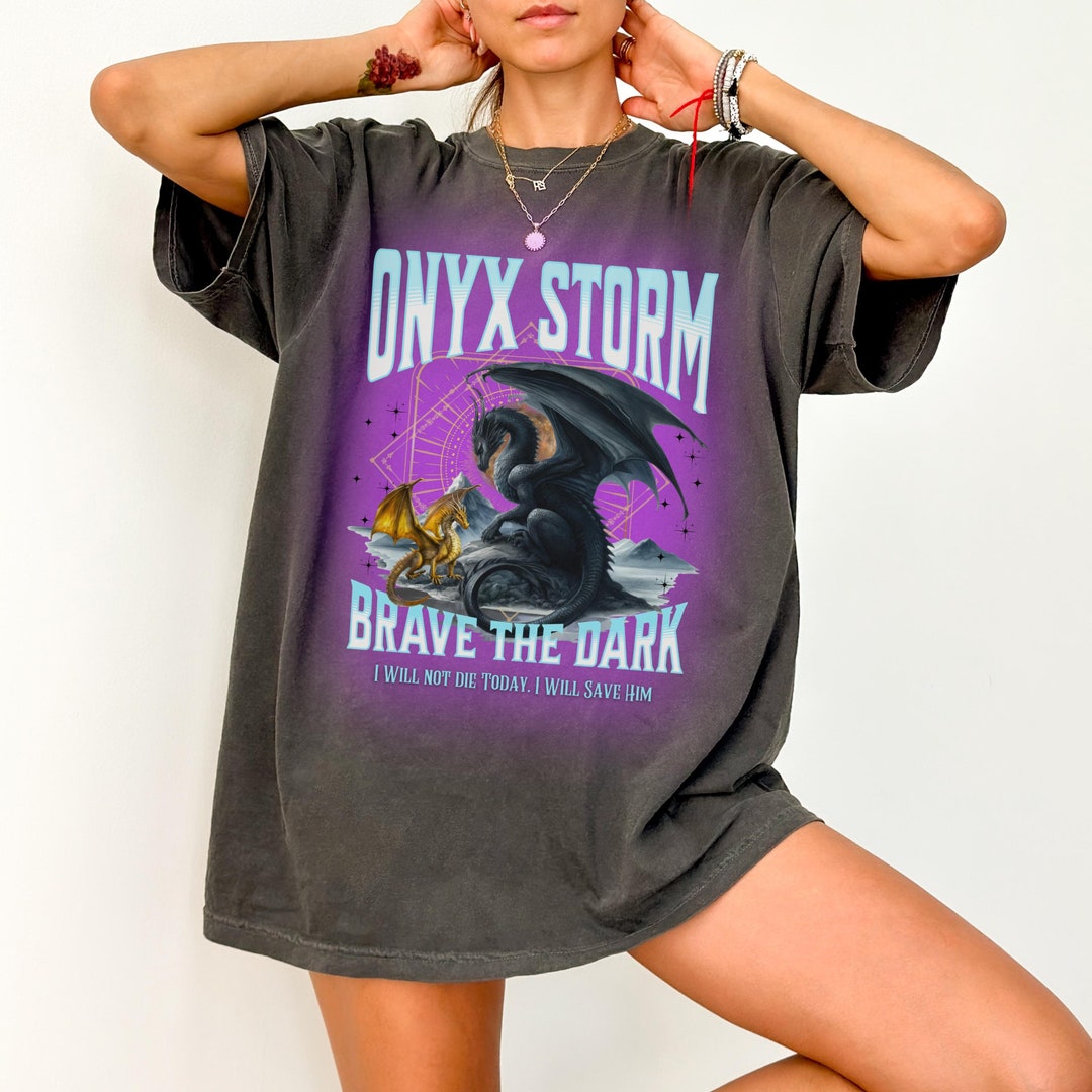 Onyx Storm Shirt Fourth Wing Book Series Shirt Bookish Merch Fantasy ...