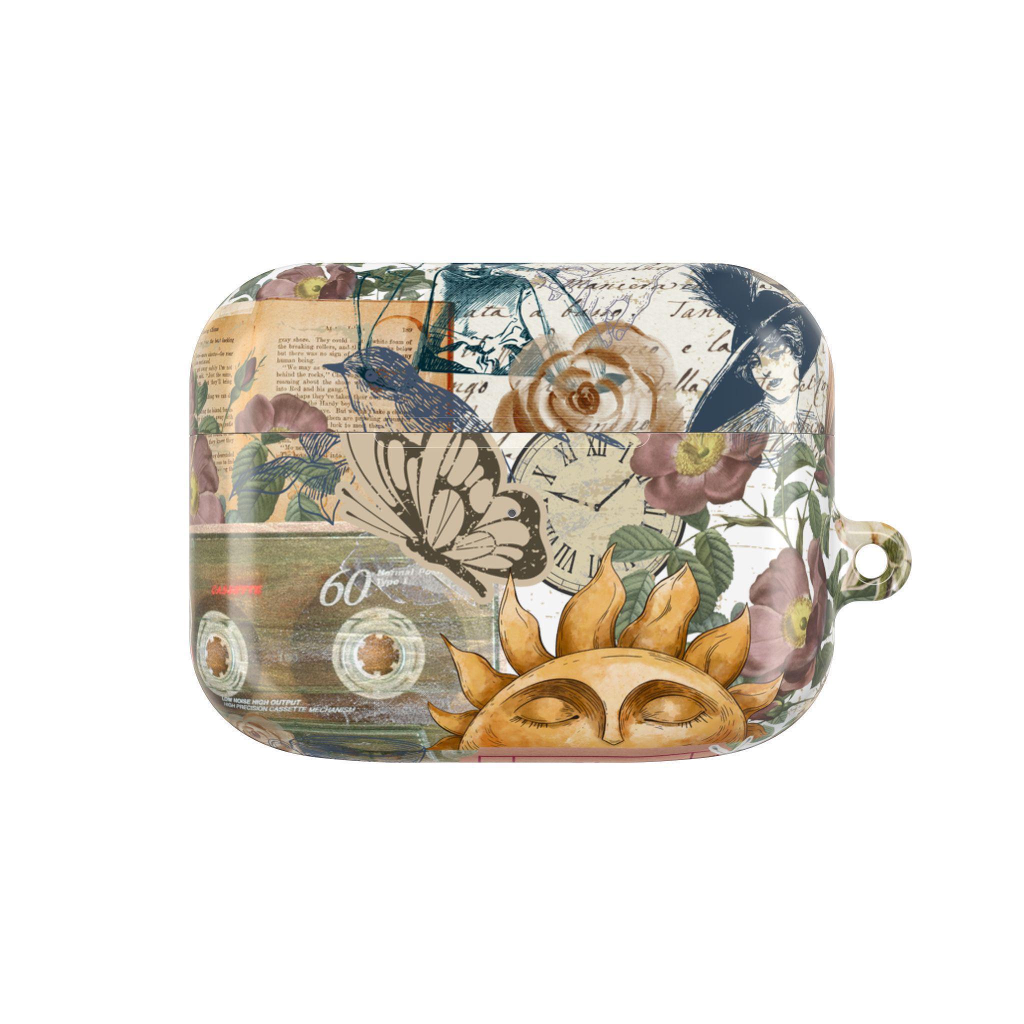 Trendy Collage AirPod Case Airpods 4 Shell Retro Headphone Hard Shell ...