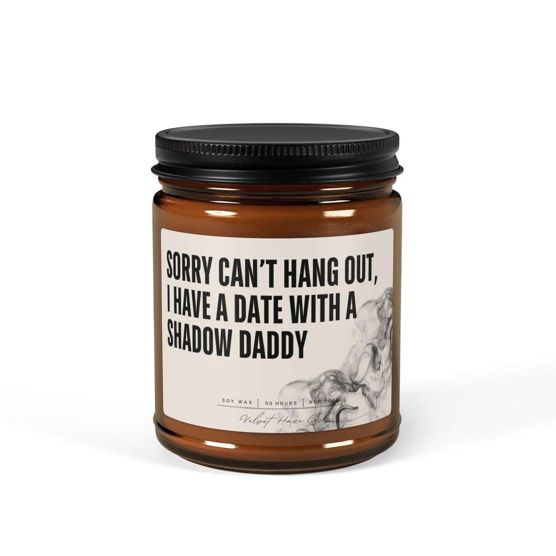 Shadow Daddy Candle Funny Romantacy Merch Fantasy Book Lover Bookish ...