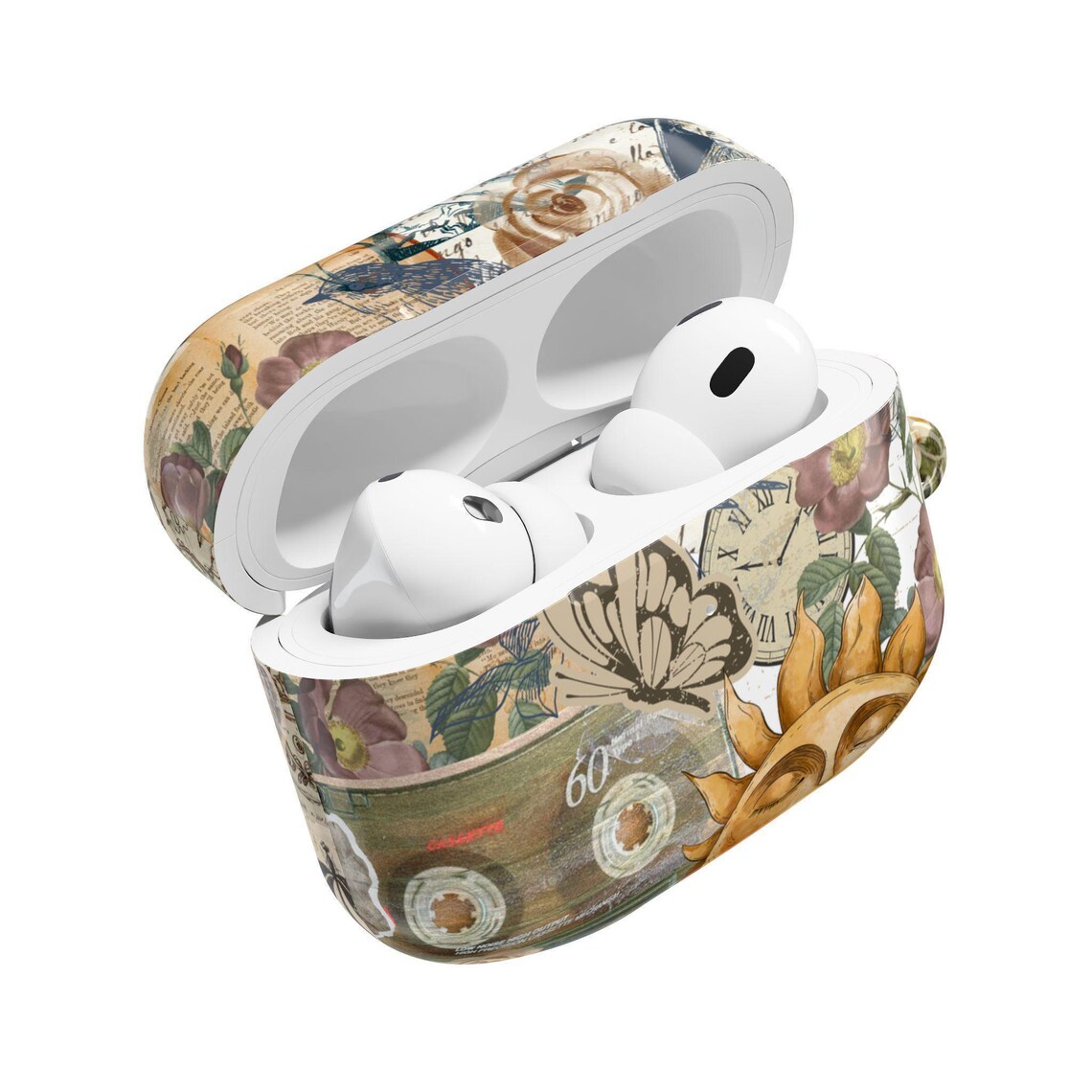 Trendy Collage AirPod Case Airpods 4 Shell Retro Headphone Hard Shell ...