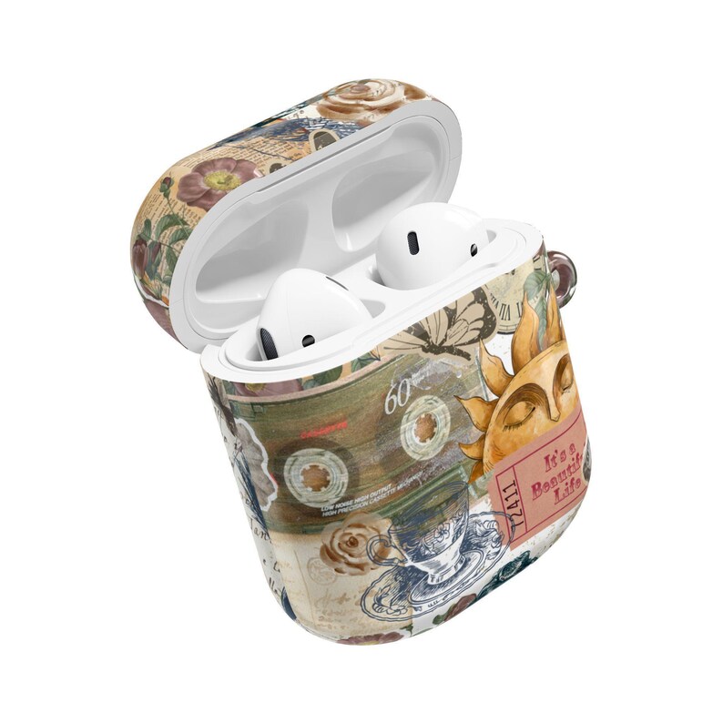 Trendy Collage AirPod Case Airpods 4 Shell Retro Headphone Hard Shell ...