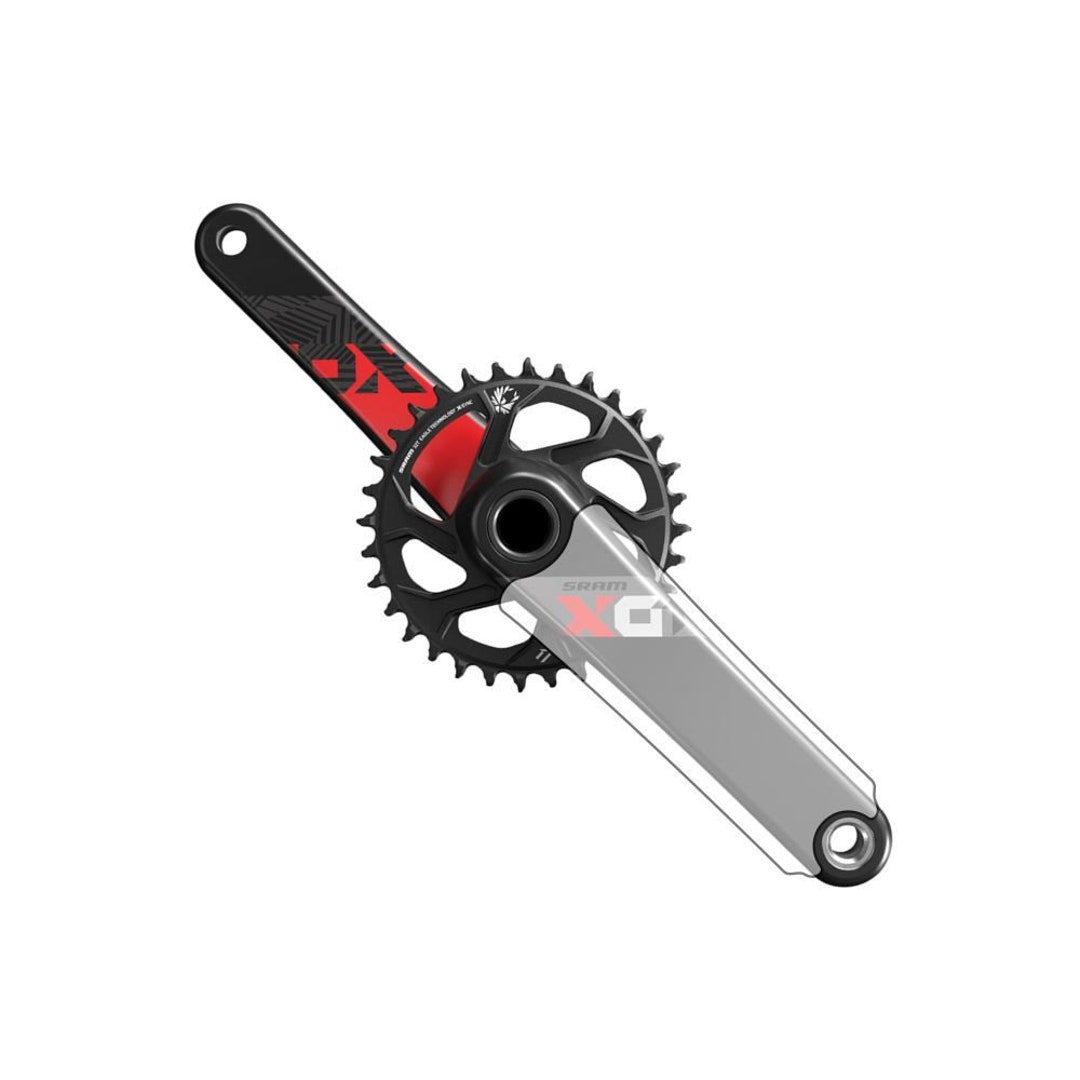 2x SRAM X01 Eagle Crank Arm Protection Set Bike Bicycle Crankset Clear ...